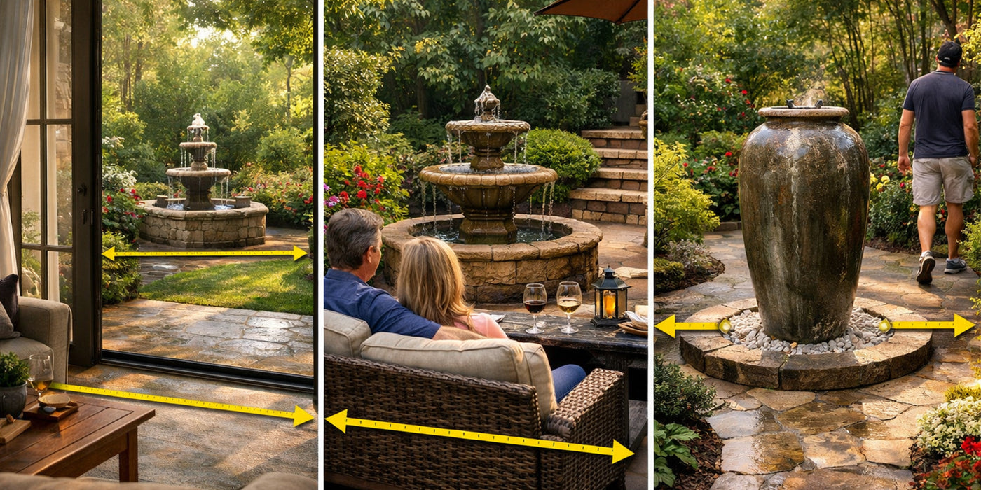 The Ultimate Outdoor Fountain Sizing Guide: Scale, Proportion, and Pla
