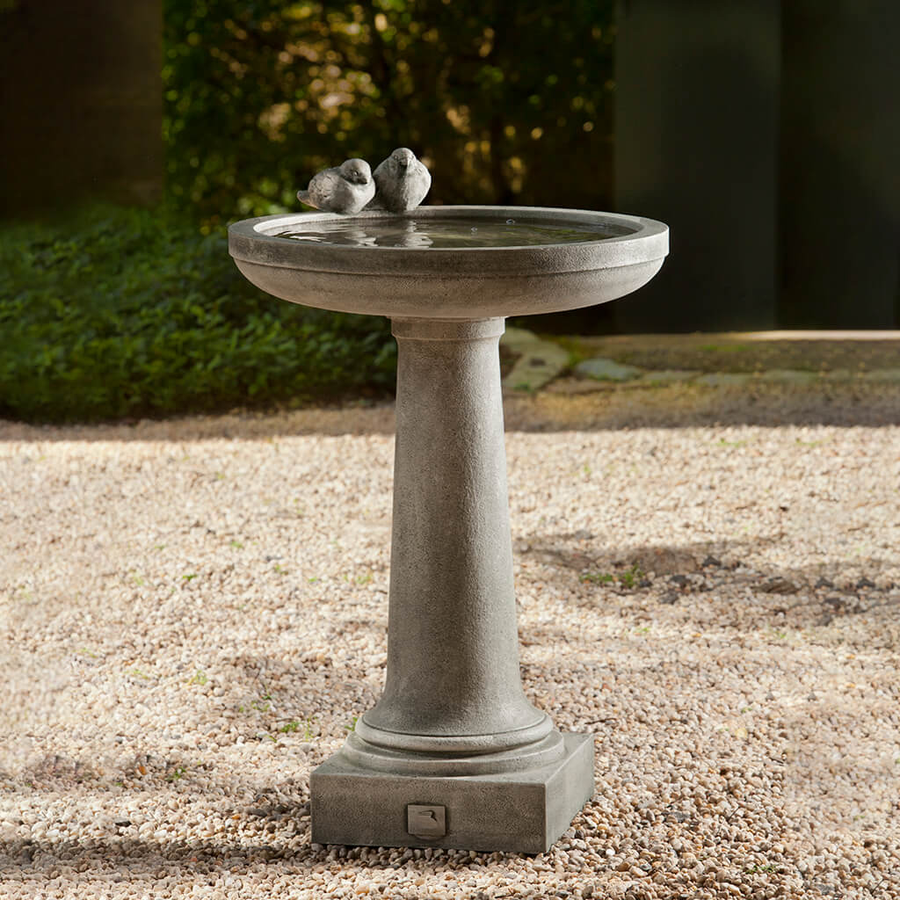 Bird Bath Fountains for Gardens & Patios