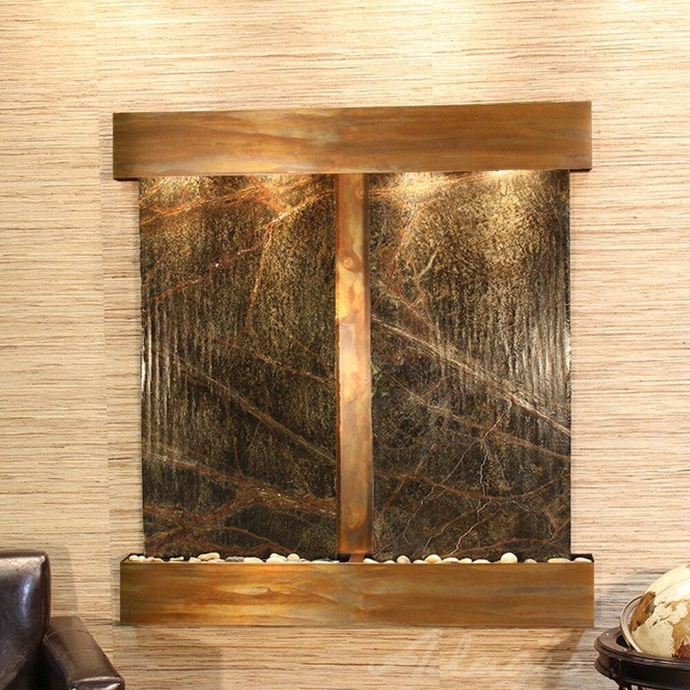 Copper Wall Mounted Waterfalls Copper Rose Gold Wall Mounted Hot Cold