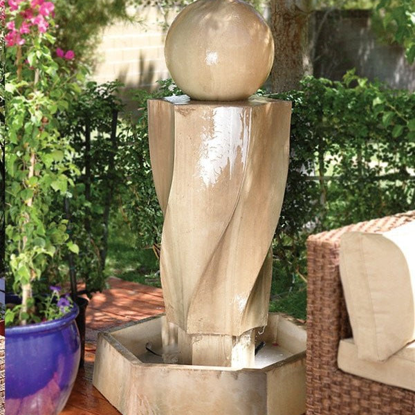 Vortex Water Feature Yard This Endless Vortex Water Fountain Might Be